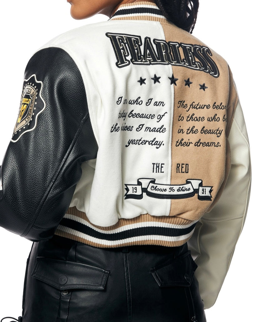 Fearless Varsity Jacket – Le Harvey